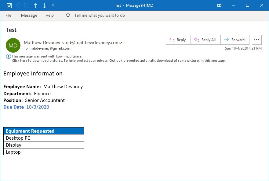 Send Formatted Emails From Power Apps Without Writing Any HTML Code ...