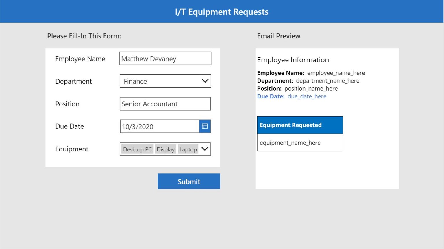 Send Formatted Emails From Power Apps Without Writing Any Html Code Matthew Devaney