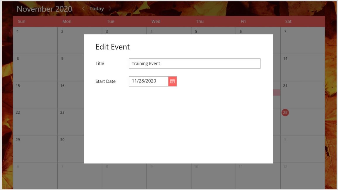 Make A Calendar In Power Apps Part 2 Matthew Devaney Make A Calendar In Power Apps Part 2 Matthew Devaney