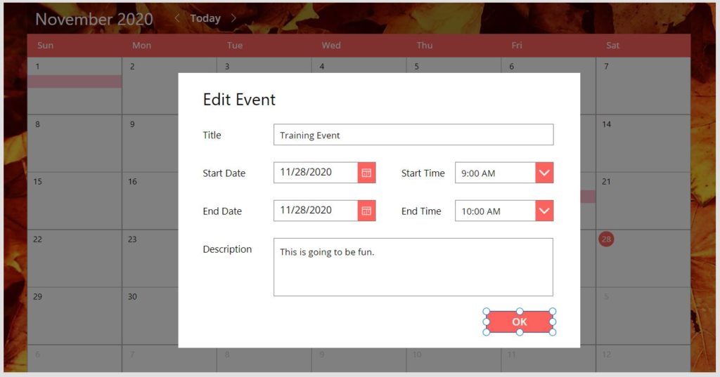 Make A Calendar In Power Apps - Part 2 - Matthew Devaney