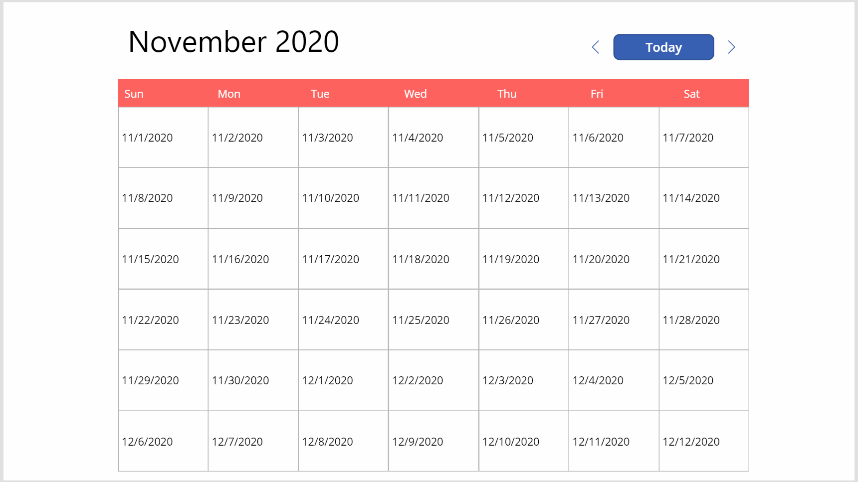 Make A Calendar In Power Apps - Part 1 - Matthew Devaney