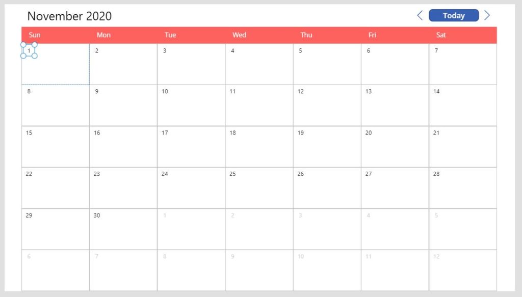 Make A Calendar In Power Apps - Part 1 - Matthew Devaney