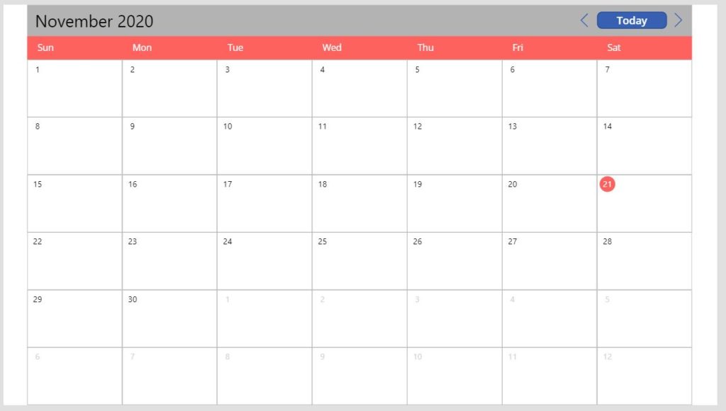Make A Calendar In Power Apps - Part 1 - Matthew Devaney