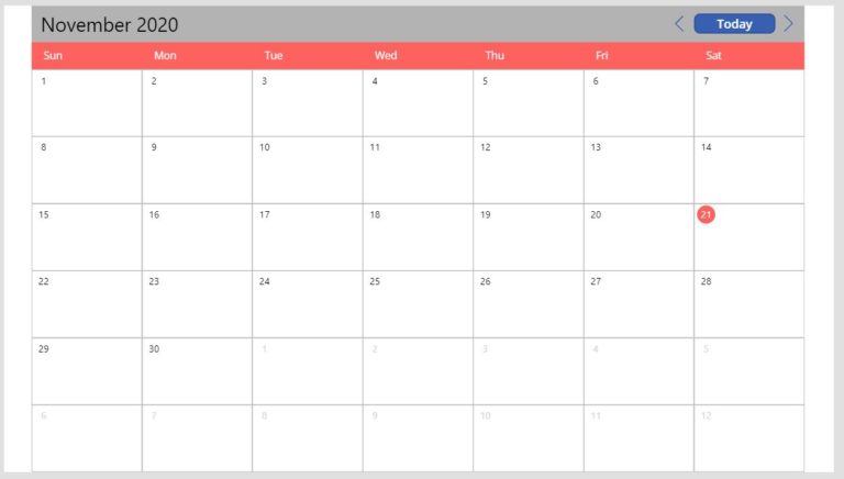 Make A Calendar In Power Apps - Part 1 - Matthew Devaney