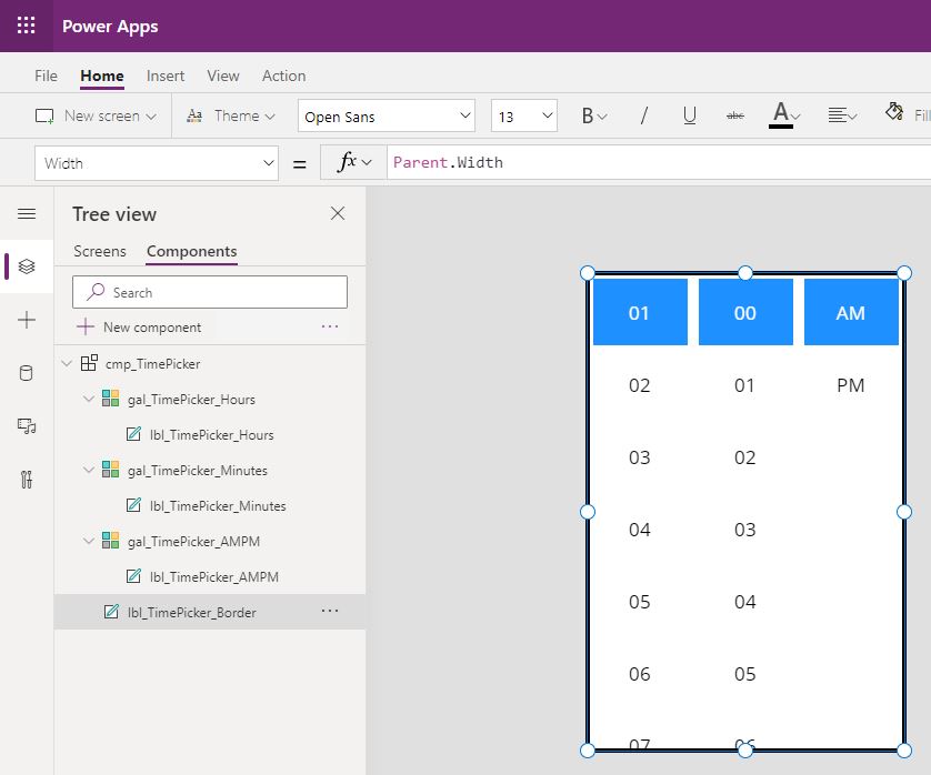 Make A Time Picker In Power Apps Matthew Devaney