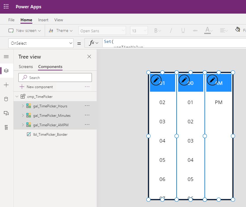 Make A Time Picker In Power Apps - Matthew Devaney