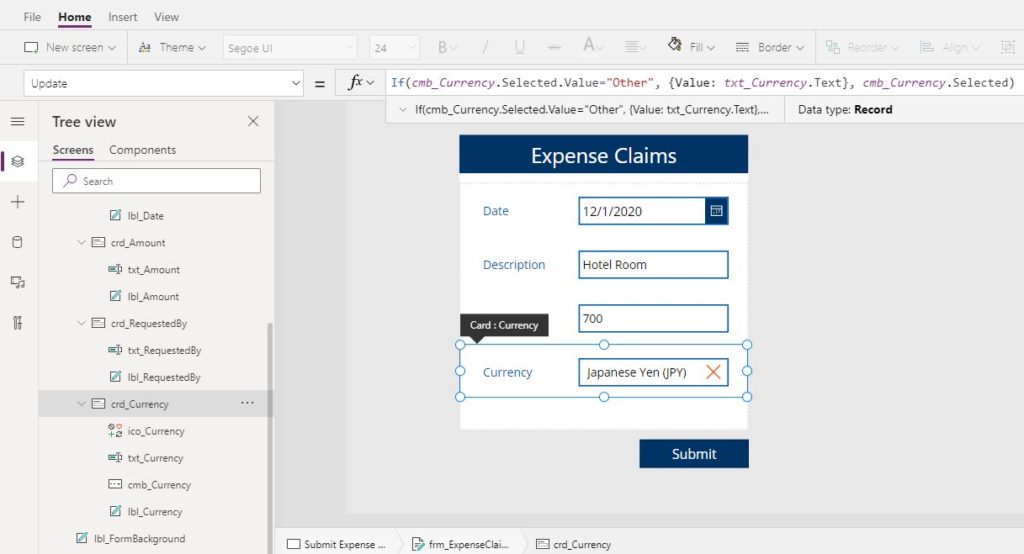 Create A Dropdown With An Other Option In Power Apps