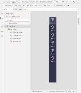 Power Apps Navigation Menu Component - Matthew Devaney