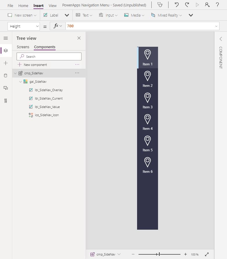 Power Apps Navigation Menu Component - Matthew Devaney Power Apps Navigation Menu Component - Matthew Devaney