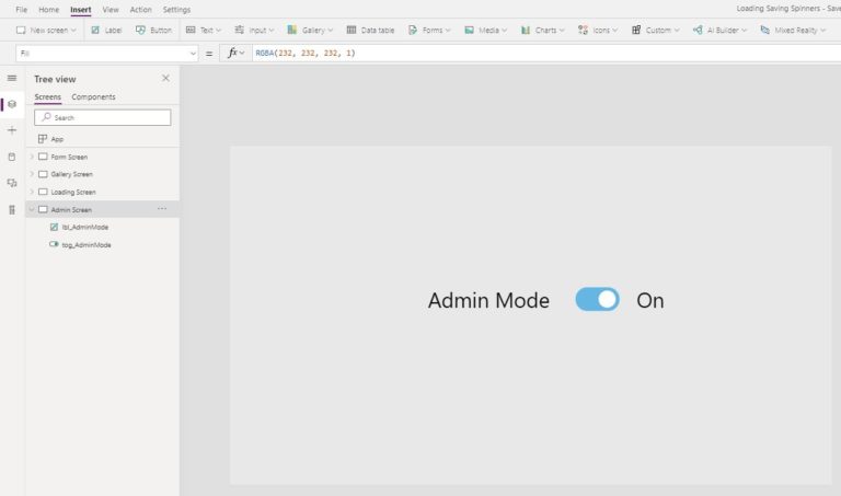 Power Apps Loading Spinners, Saving Spinners and Progress Bars