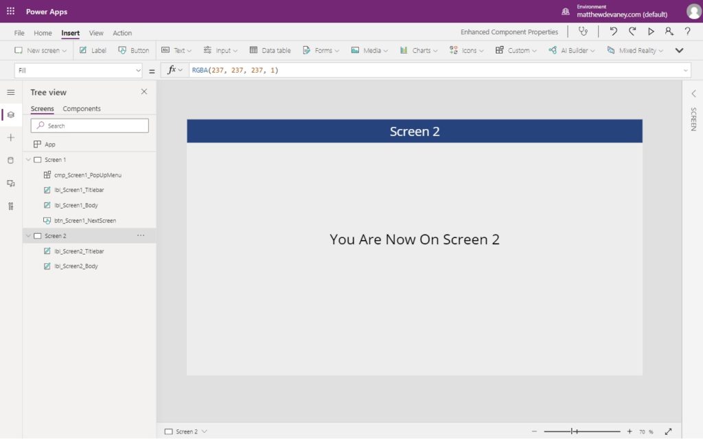Power Apps Component With An OnSelect Property - Matthew Devaney