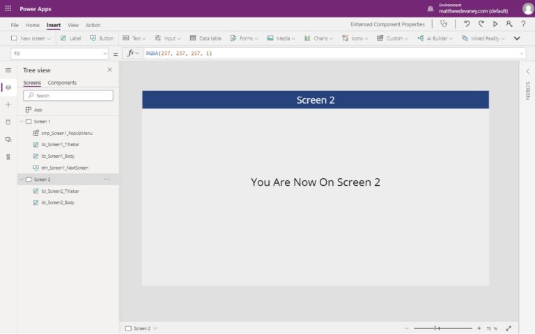 Power Apps Component With An Onselect Property Matthew Devaney