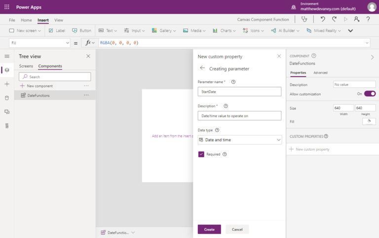 Power Apps Custom Functions And Reusable Code Matthew Devaney