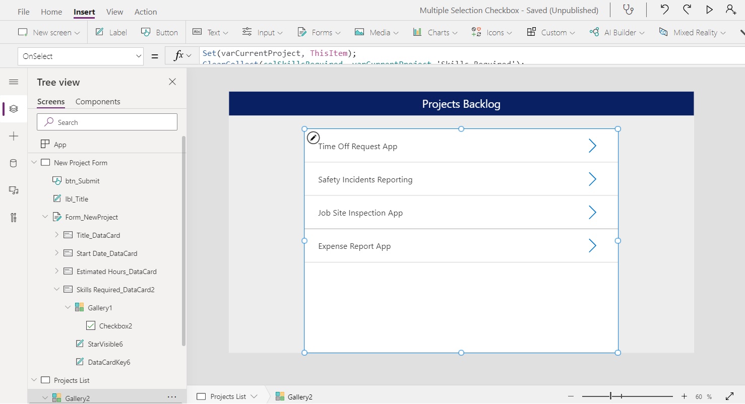 Power Apps Multiple Selection Checkbox Matthew Devaney