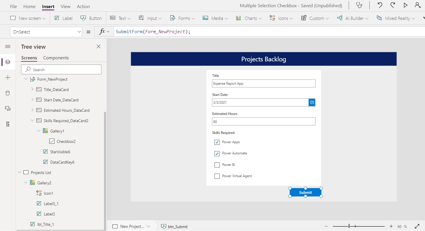 Power Apps Multiple Selection Checkbox Matthew Devaney