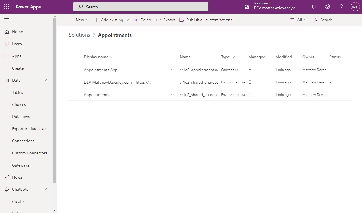Simplify Importing & Exporting Power Apps With Datasource Environment ...