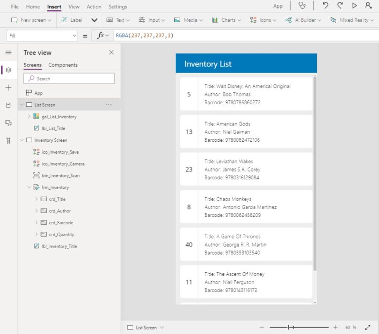 Power Apps Barcode Scanner - Matthew Devaney