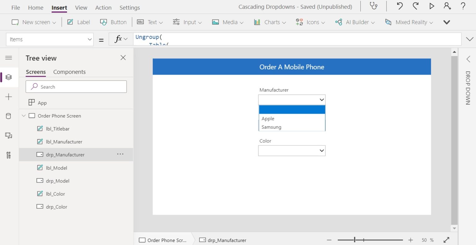 Create Cascading (Dependent) Dropdowns In Power Apps Create Cascading (Dependent) Dropdowns In Power Apps