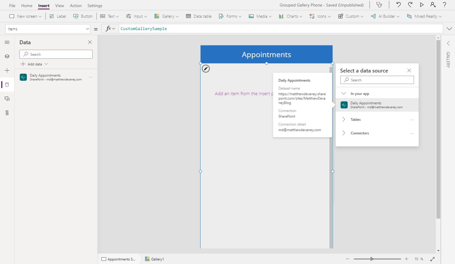 Group The Items In A Power Apps Gallery