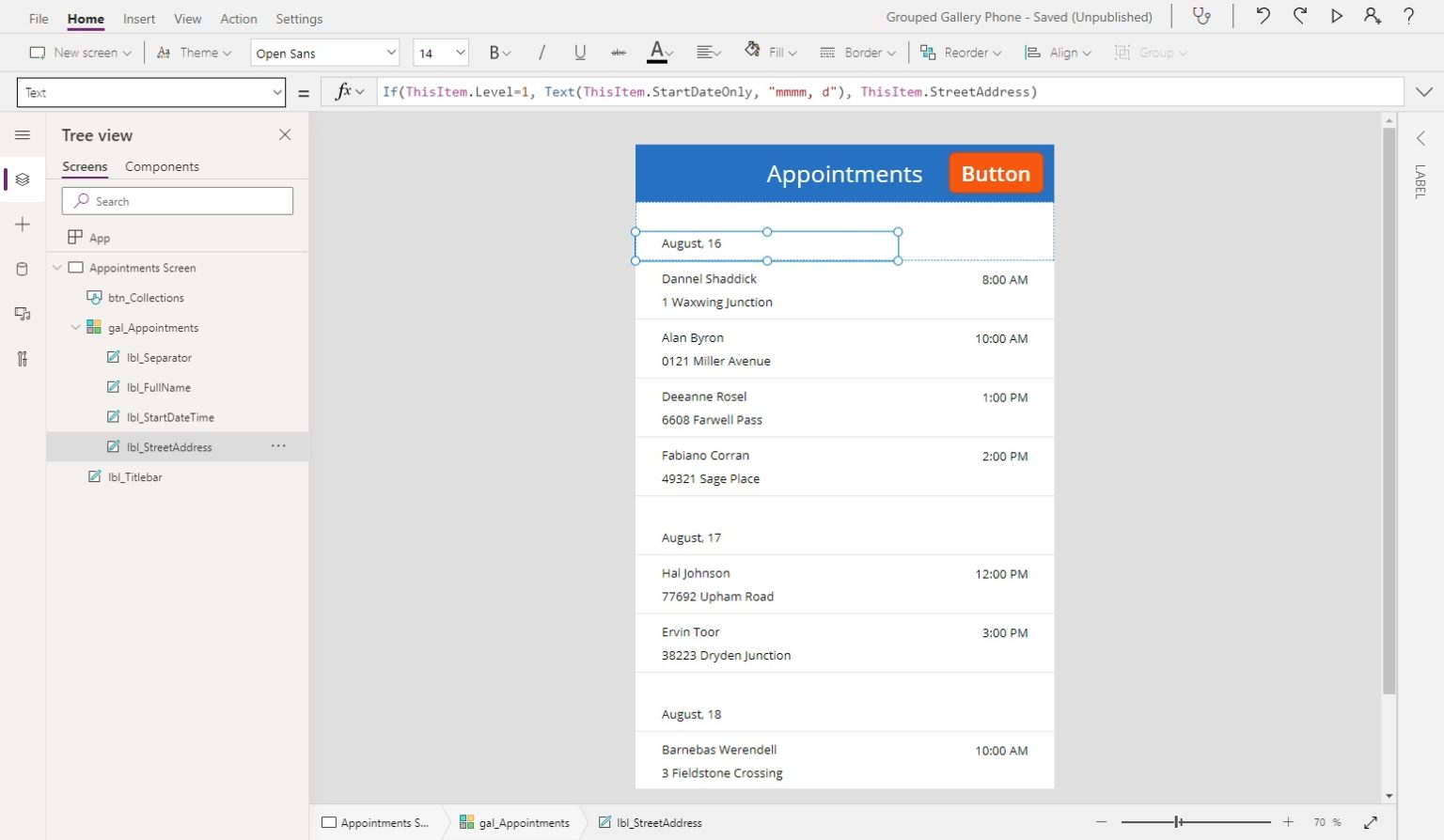 Group The Items In A Power Apps Gallery