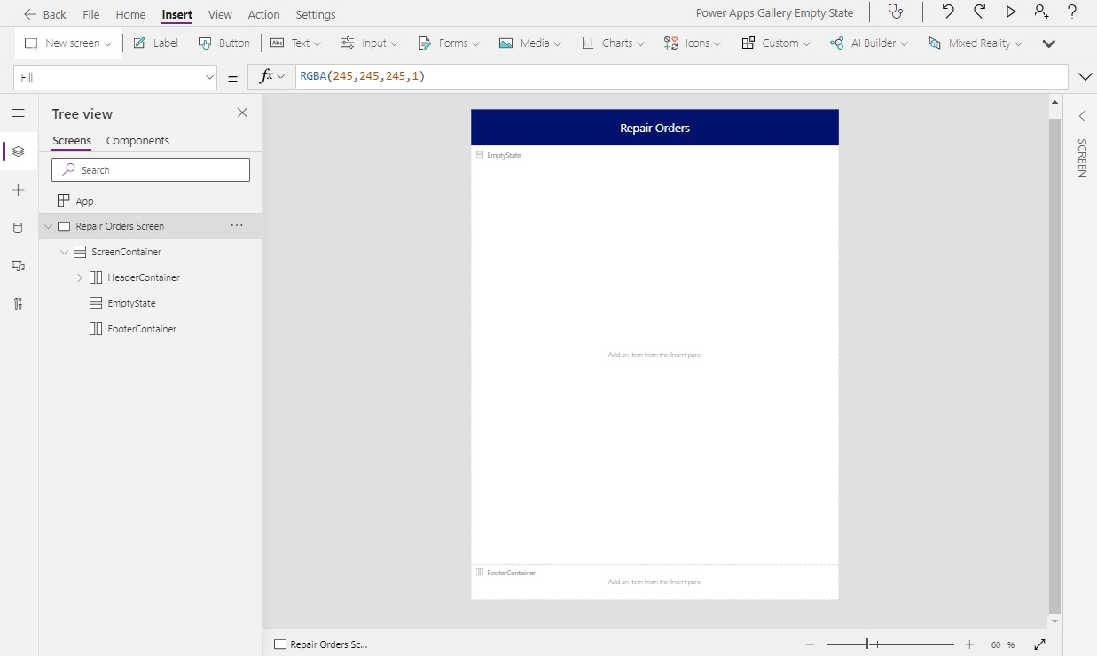 Show Message If A Power Apps Gallery Is Empty - Matthew Devaney