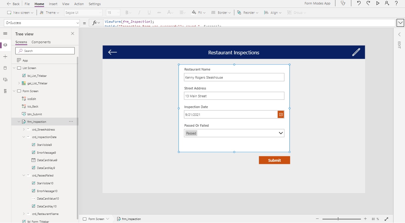 Power Apps Form Modes Newform Editform And Viewform