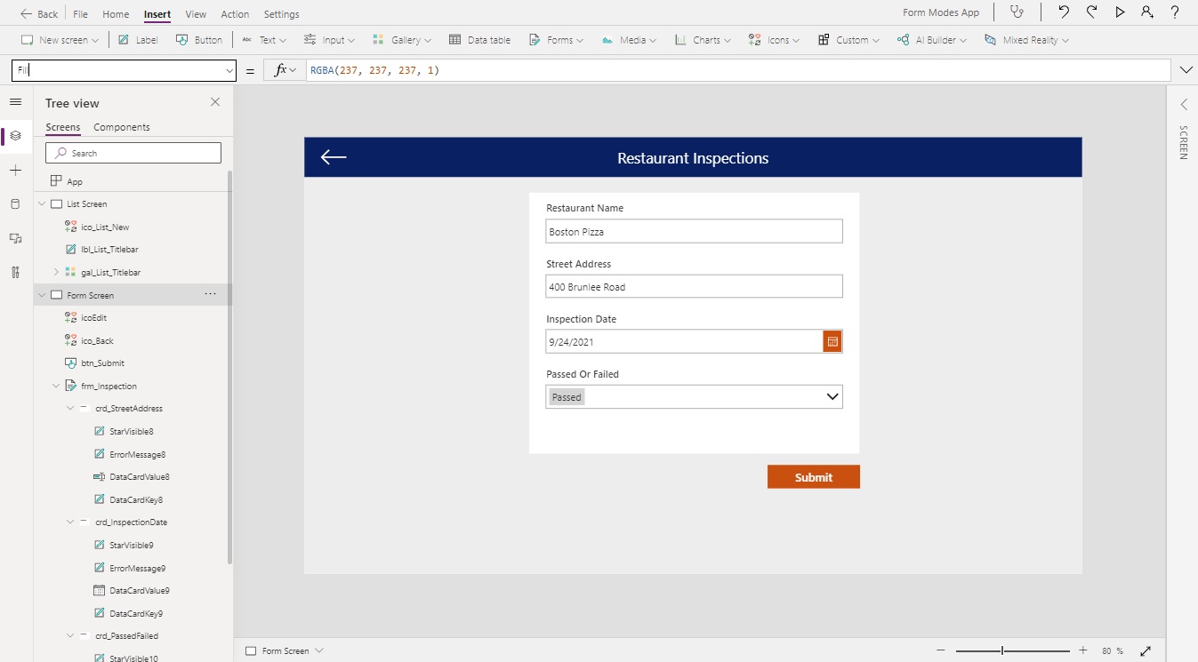 Power Apps Form Modes Newform Editform And Viewform