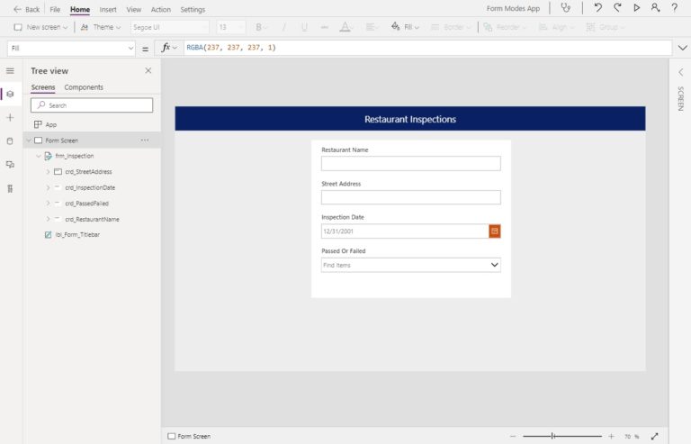 Power Apps Form Modes - NewForm, EditForm and ViewForm