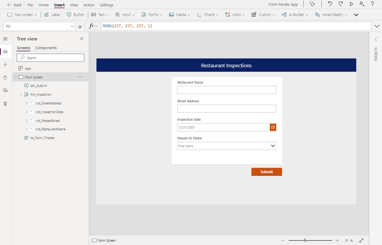 Power Apps Form Modes Newform Editform And Viewform