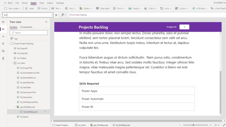 Easy Power Apps Scrollable Screen Using A Vertical Container