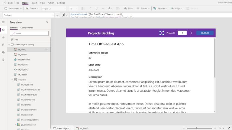 Easy Power Apps Scrollable Screen Using A Vertical Container
