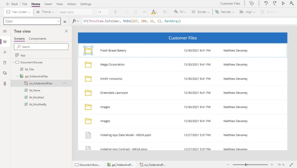 Power Apps Navigating Folders & Subfolders In A SharePoint Document Library
