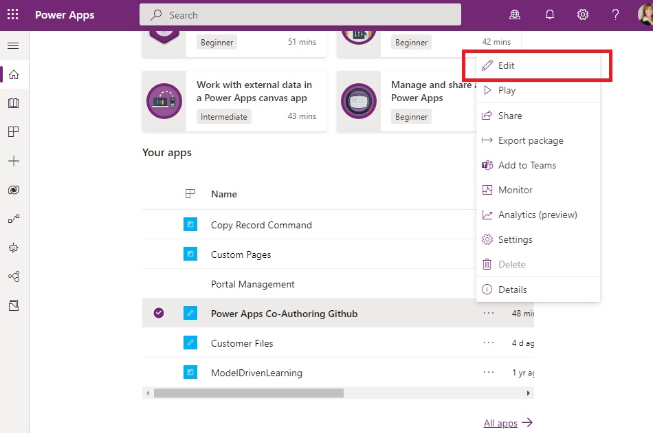 Allow Multiple Power Apps Developers To Simultaneously Edit Canvas Apps