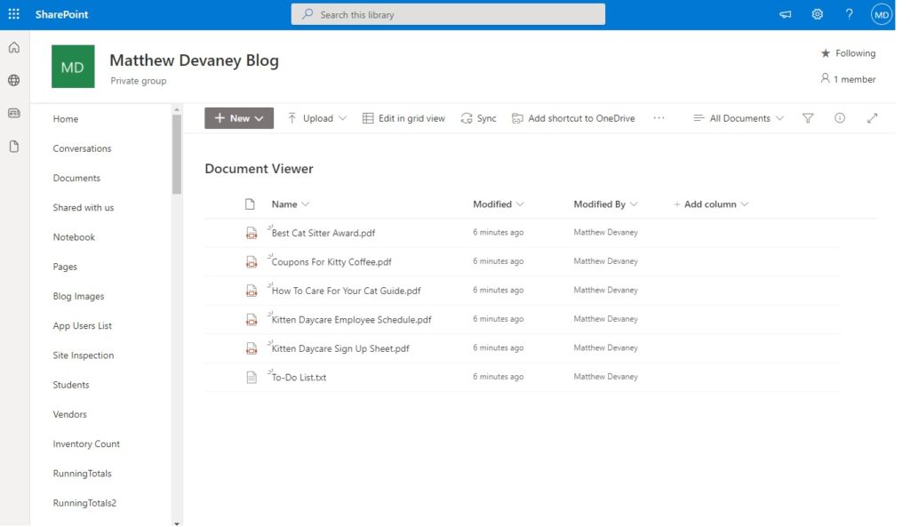 Power Apps View A PDF Stored In A SharePoint Document Library