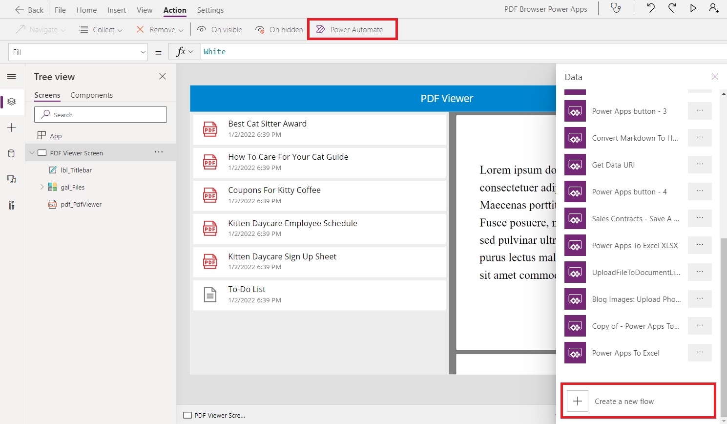 Power Apps View A PDF Stored In A SharePoint Document Library