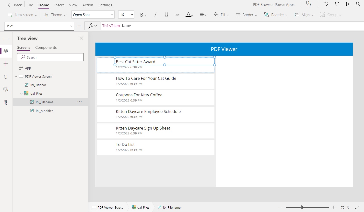 Power Apps View A PDF Stored In A SharePoint Document Library