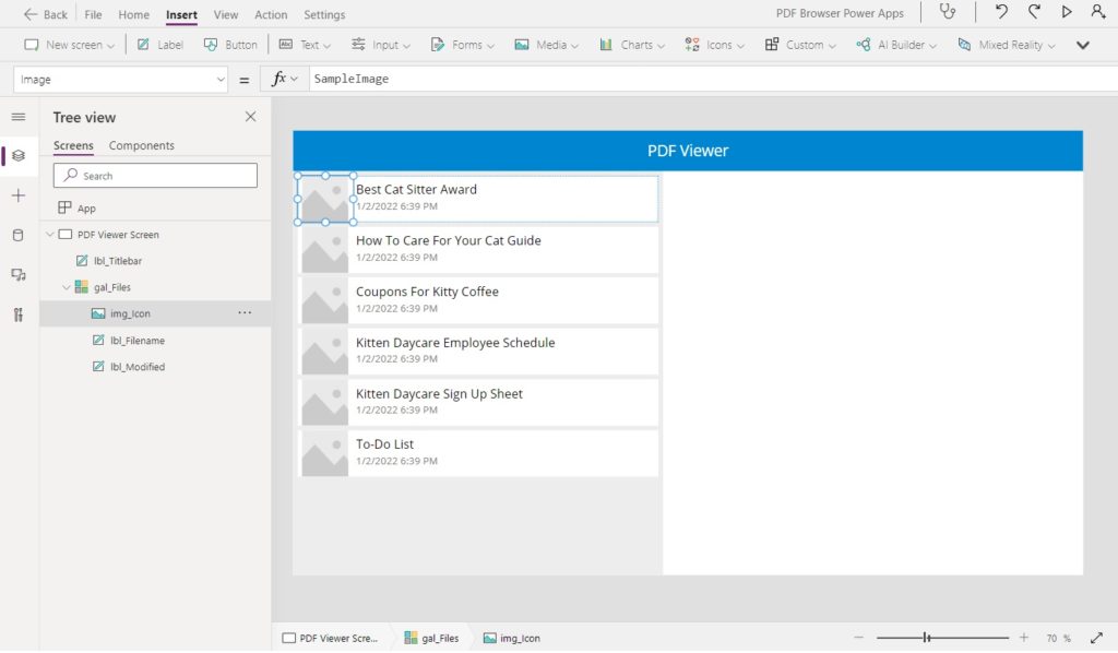 Power Apps View A PDF Stored In A SharePoint Document Library