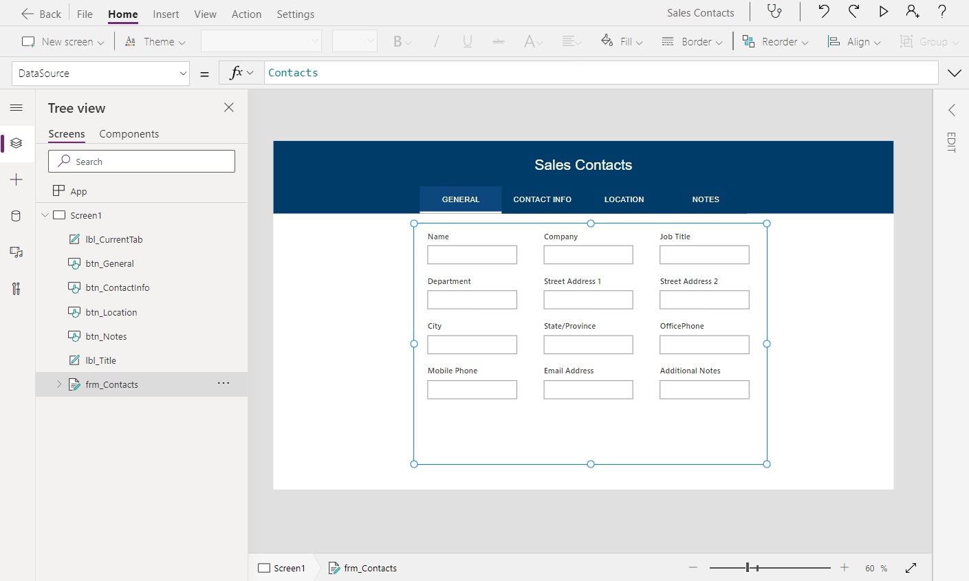 Power Apps Tabbed Form With An Awesome-Looking Design