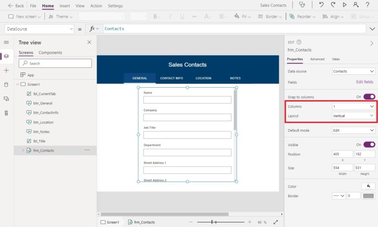 Power Apps Tabbed Form With An Awesome-Looking Design