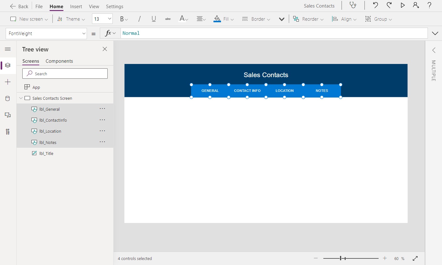 Power Apps Tabbed Form With An Awesome-Looking Design