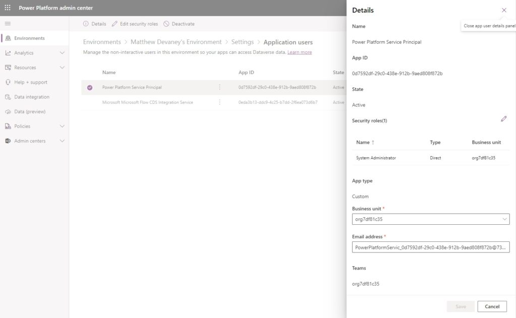 A Visual Guide To Power Platform Service Principal Setup