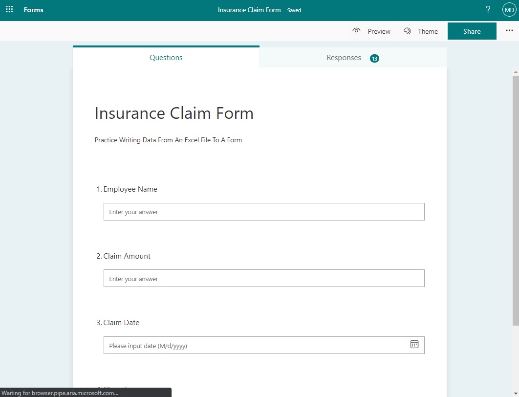 Power Automate Desktop: Data Entry From Excel To Website