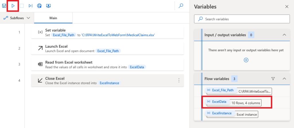 Power Automate Desktop: Data Entry From Excel To Website