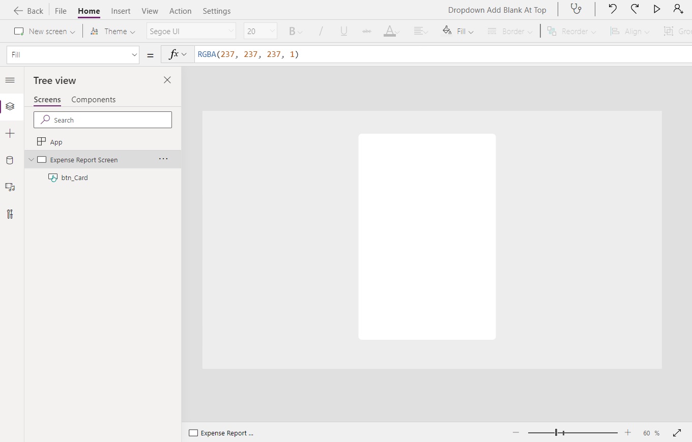 How To Add A Blank Value To A Dropdown List In Power Apps