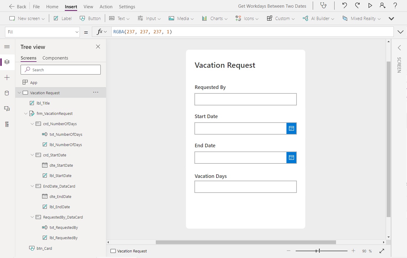 Power Apps Calculate Business Days Excluding Weekends & Holidays