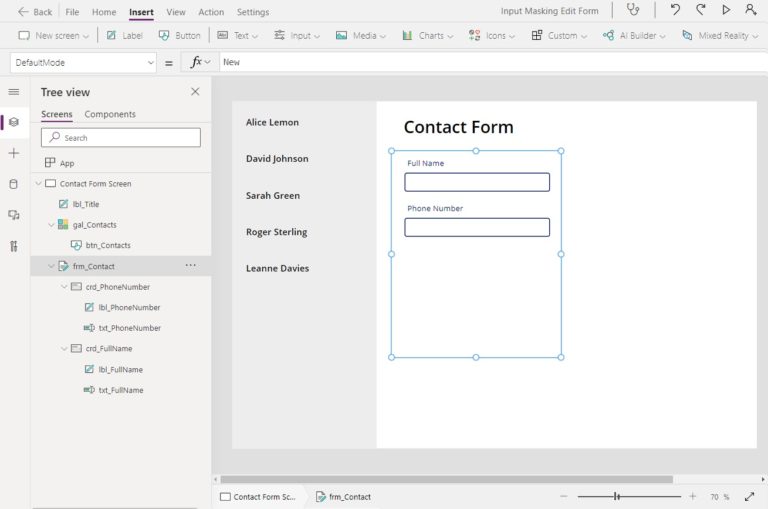 Power Apps Phone Number Formatting In A Form (Input Mask)