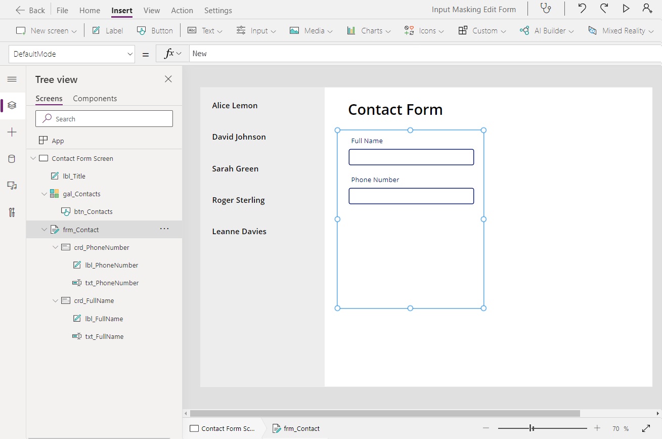Power Apps Phone Number Formatting In A Form (Input Mask)