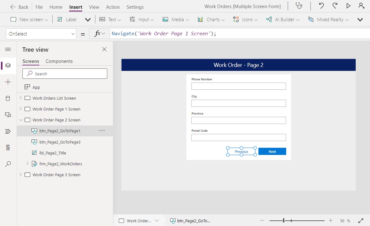Absolute Best Way To Make Multiple Page Forms In Power Apps