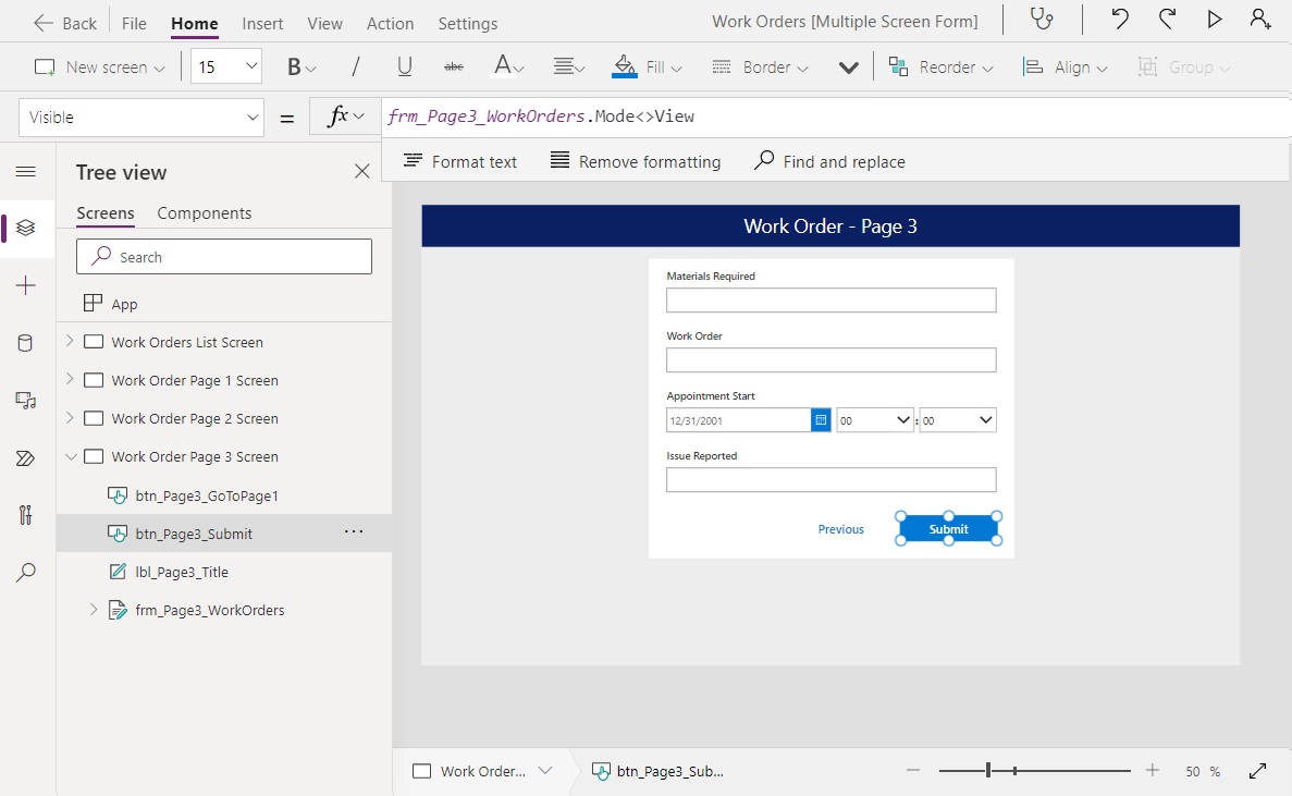Absolute Best Way To Make Multiple Page Forms In Power Apps