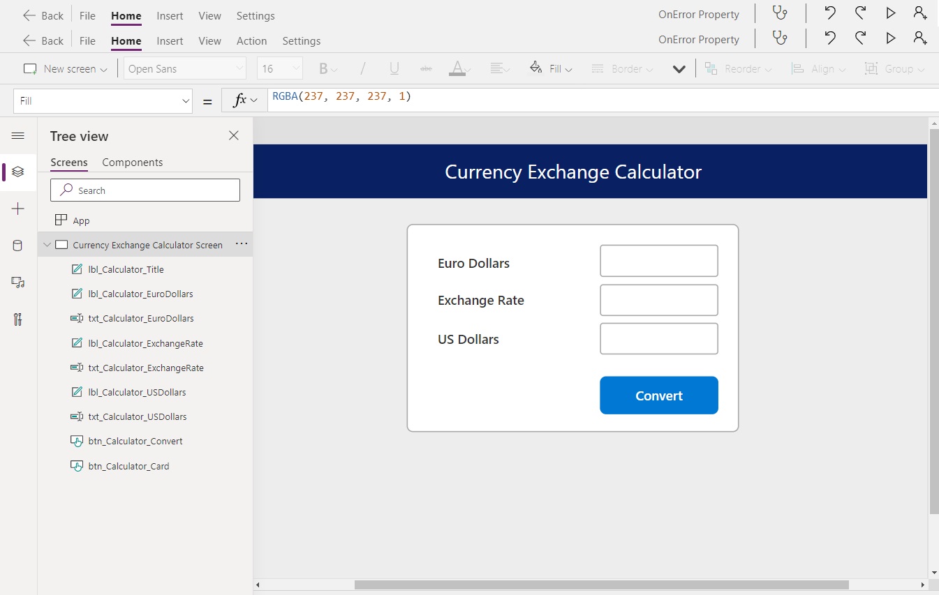 Power Apps OnError Property: Capture & Log Unexpected Errors